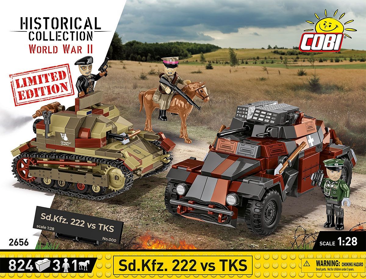 Sd.Kfz. 222 vs TKS (September 1939) - Limited Edition (COBI-2656) \ Limited Edition \ Cobi.eu
